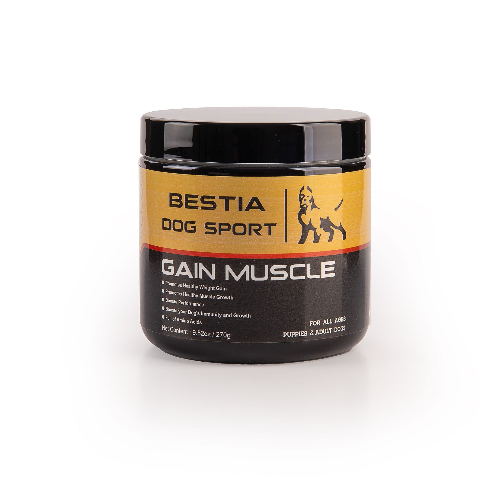 BDS Gain Muscle Dog Food Supplement – Bestia Dog Gear