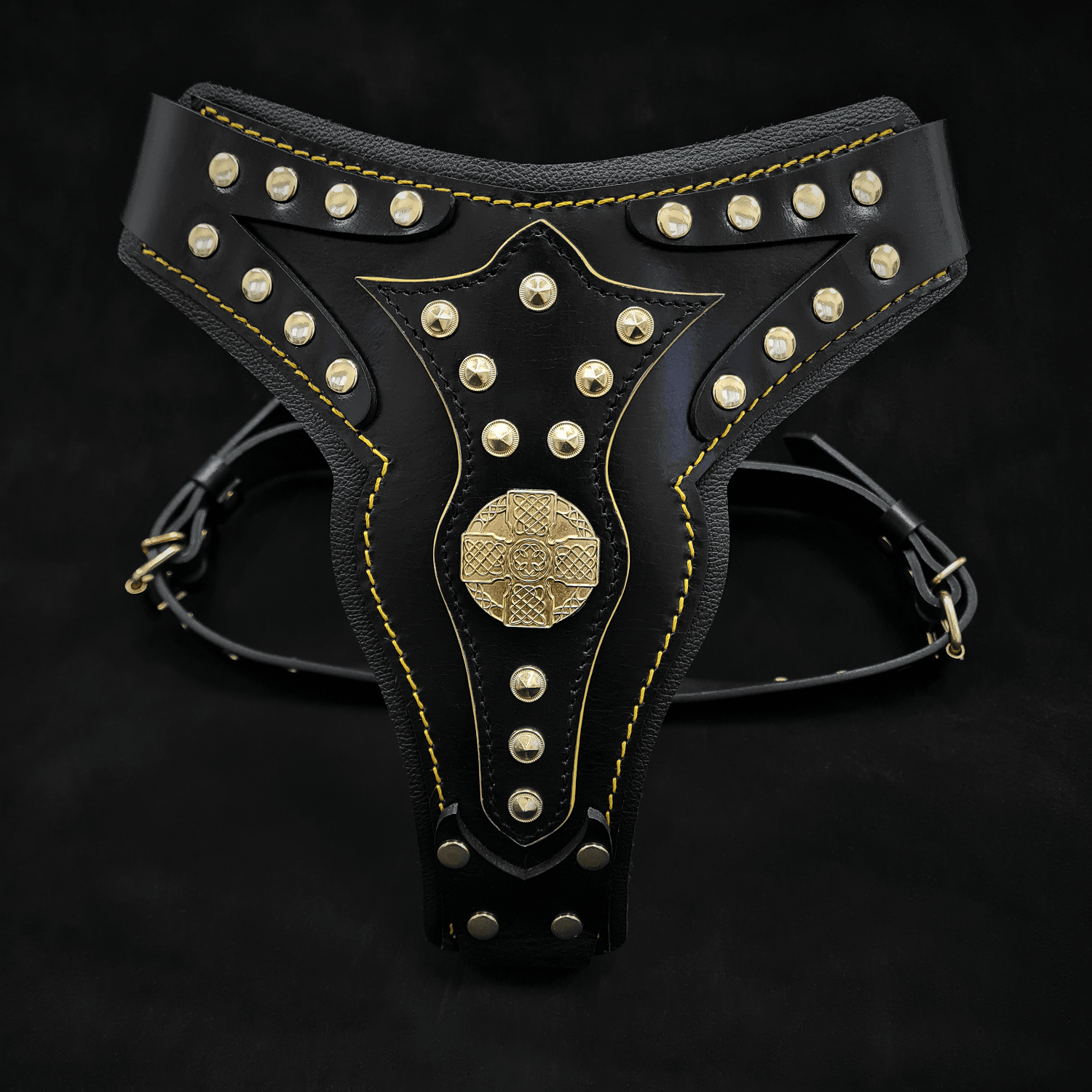 The "Maxiums" genuine leather big dog harness – Bestia Dog Gear